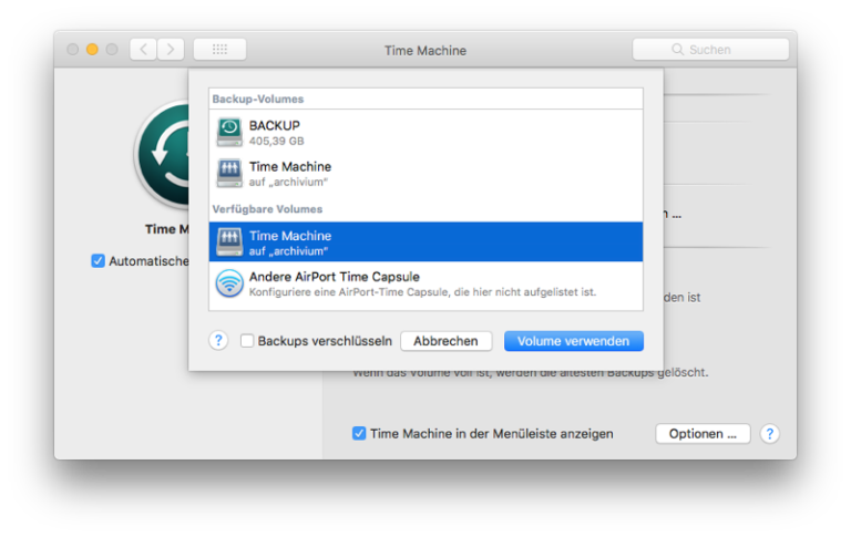 Time Machine Backup auf FreeNAS | Curius