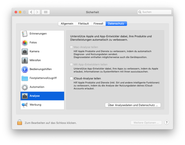 MacOS 10.14 „Mojave“ – Entwicklungen für Sicherheit und Datenschutz ...
