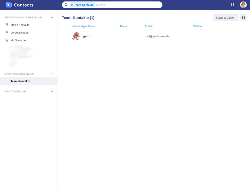 Synology NAS XII – Contacts App für Adressbuchsynchronisation | Curius